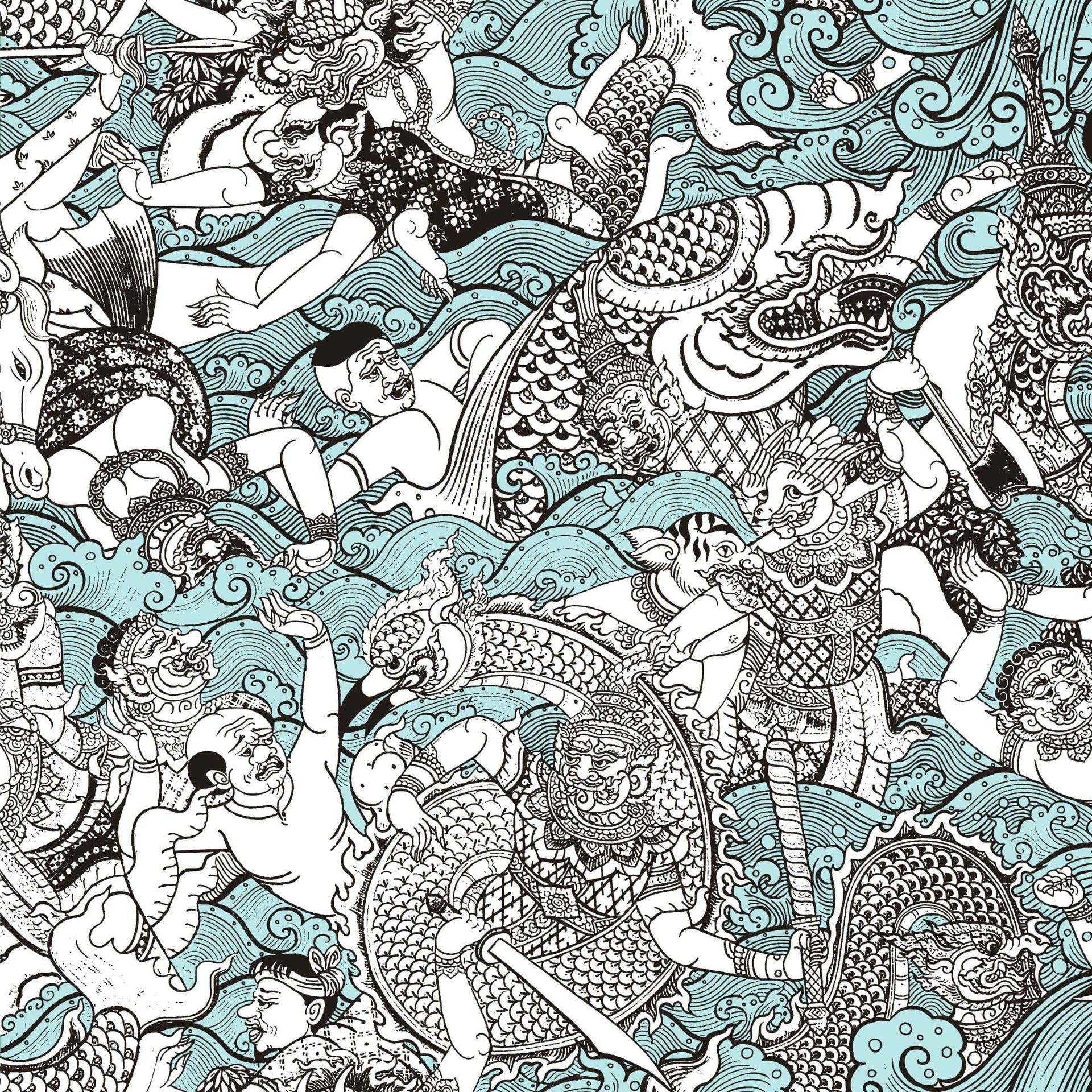 Far East Inspired Wallpaper