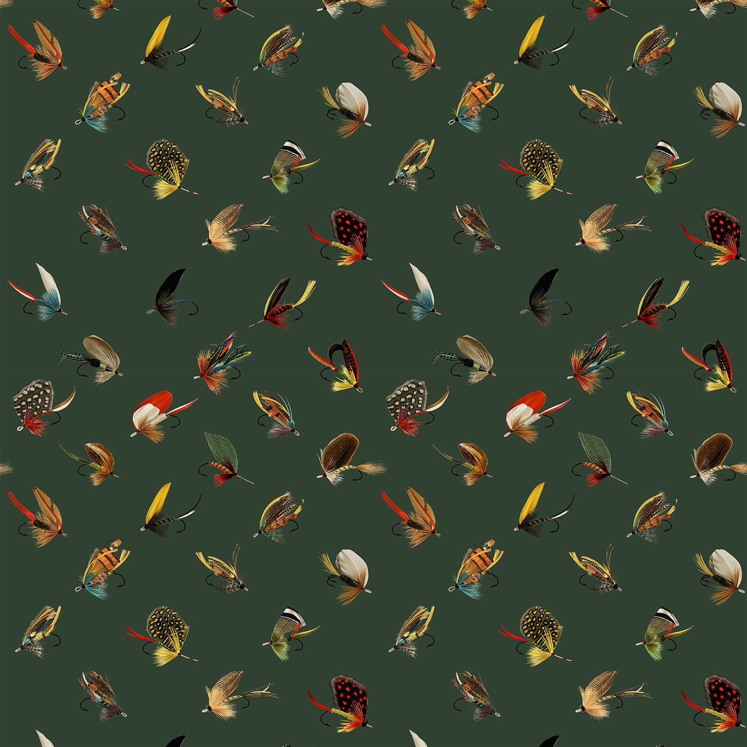 Cast - Fir Traditional Wallpaper