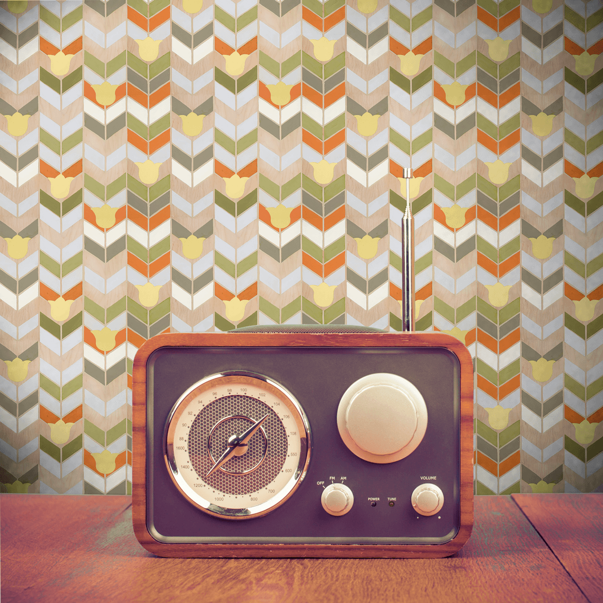 Mirthful Chevron Wallpaper – The Detroit Wallpaper Co.