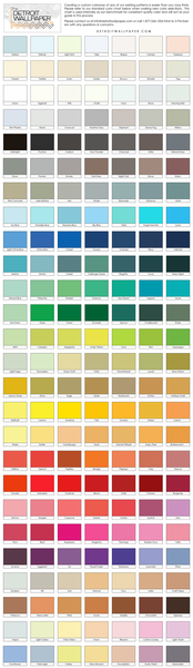 Color Chart – The Detroit Wallpaper Co.