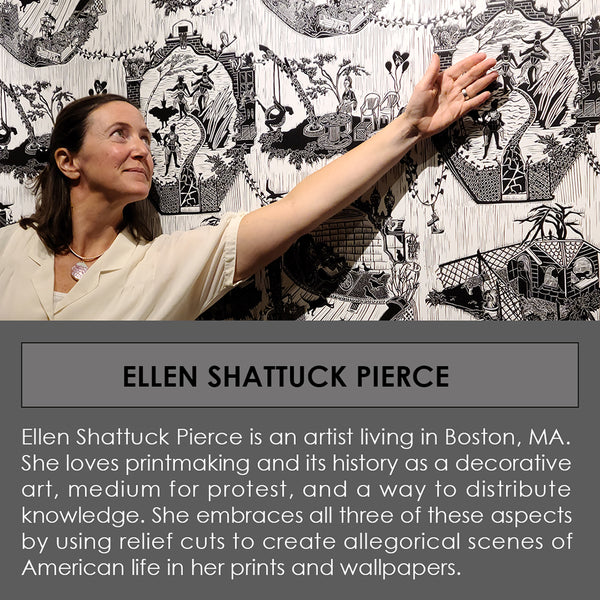 Urban Toile - Delft – The Detroit Wallpaper Co.