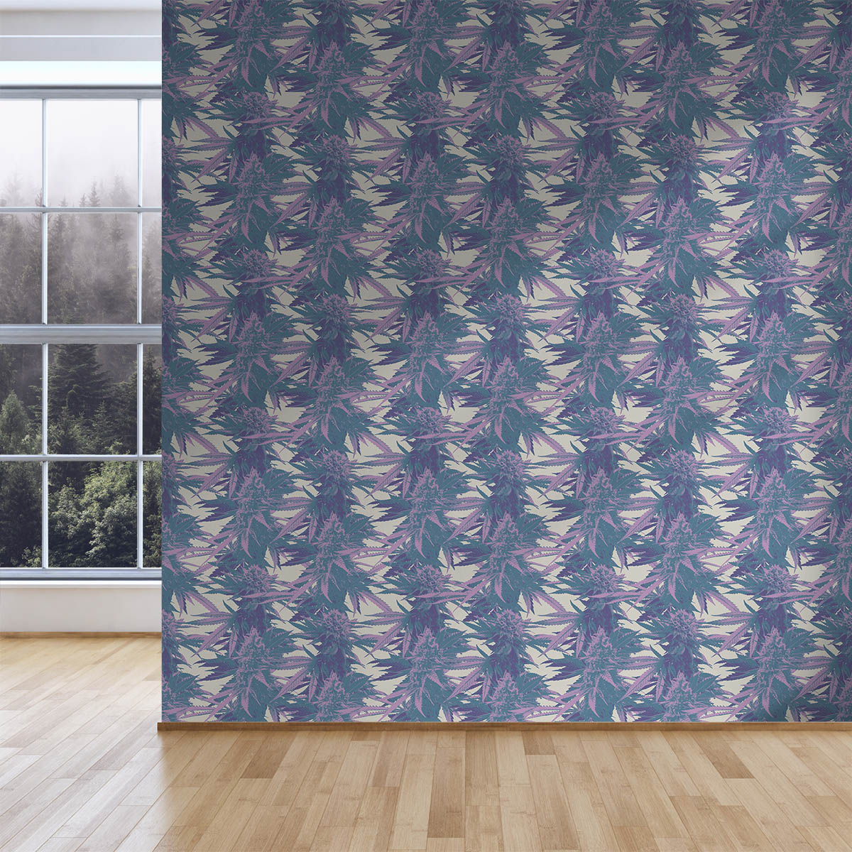 THC - Indica Wallpaper – The Detroit Wallpaper Co.